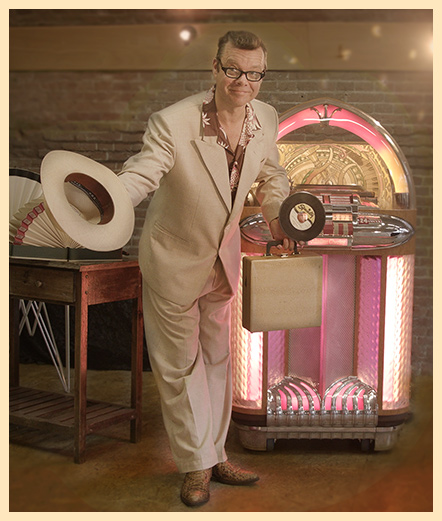 Retro DJ: atmosphere and party music